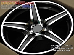 ล้อแม็ก BENZ แม็กซ์ใหม่ MGW Vorsteiner 5รู112 ET38 แบล็คโคม 8.5 -18นิ้ว ล้อแม็กซ์ ยางรถยนต์