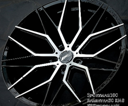 ล้อแม็ก BENZ แม็กซ์ใหม่ MGW Vorsteiner 5รู112 ET38 แบล็คโคม 8.5 -18นิ้ว ล้อแม็กซ์ ยางรถยนต์